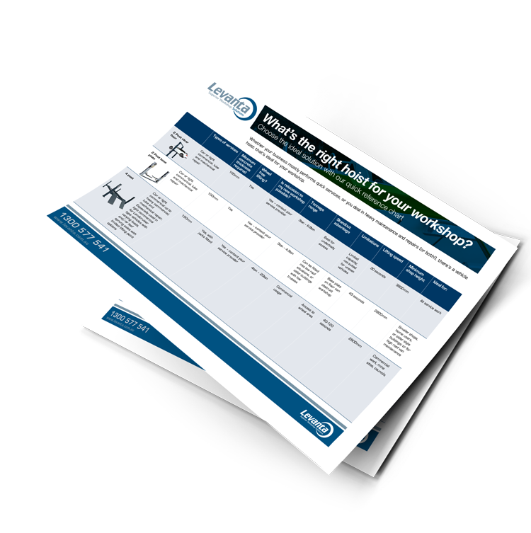 What’s the right hoist for your workshop?